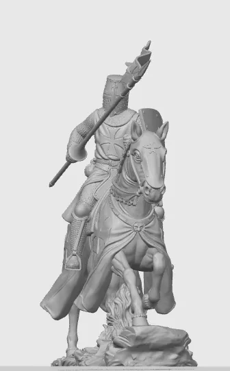 Templar Knight - Free 3D Print Model - MakerWorld