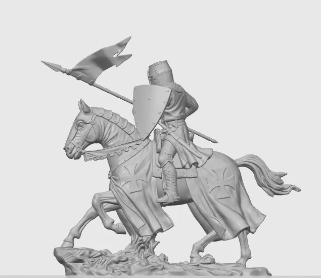 Templar Knight - Free 3D Print Model - MakerWorld