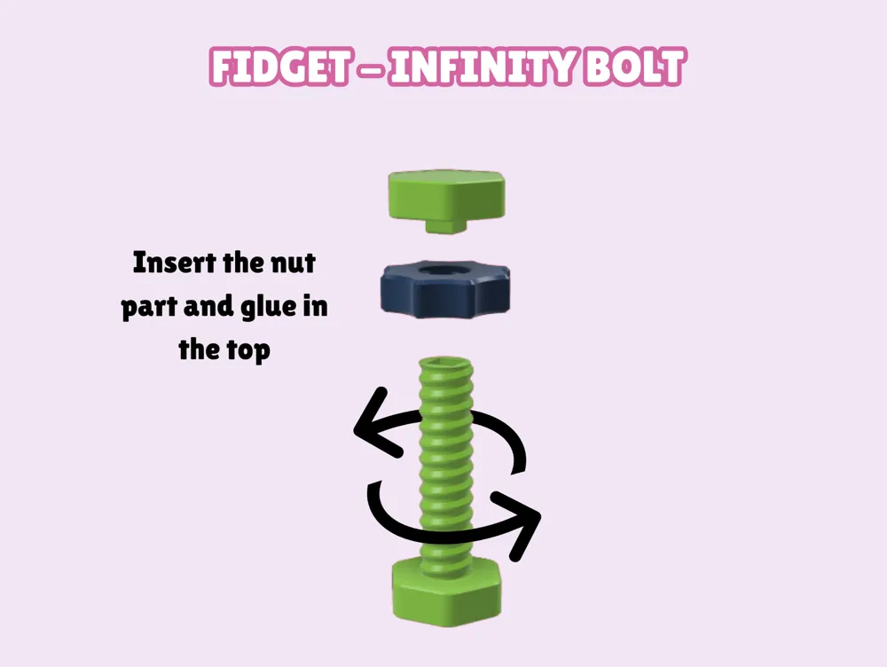 Fidget - Infinity Bolt by Catherine Doucet - MakerWorld