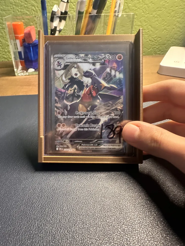 Pokemon card holder - Free 3D Print Model - MakerWorld