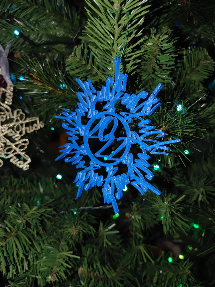 Customizable Word Snowflake by Matthew - MakerWorld