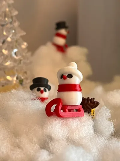 Little Christmas Snowman by jdormer9 - MakerWorld