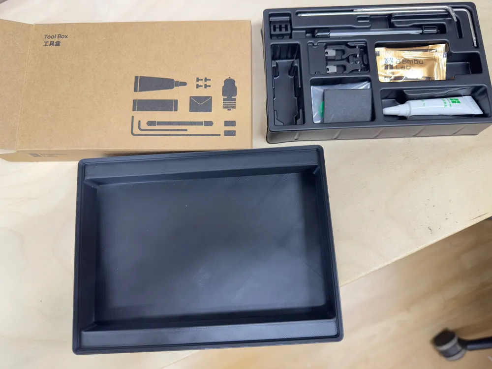 Gridfinity storage for Bambu H2D toolbox - Free 3D Print Model - MakerWorld