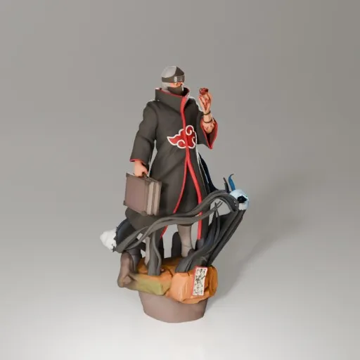 Kakuzu Figure Naruto Akatsuki - Free 3D Print Model - MakerWorld