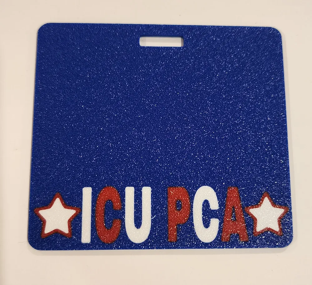 USA ICU Nurse and PCA Badge Buddies - Free 3D Print Model - MakerWorld