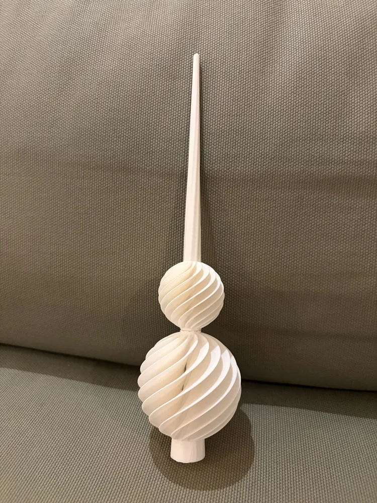 Christmas tree topper - Free 3D Print Model - MakerWorld