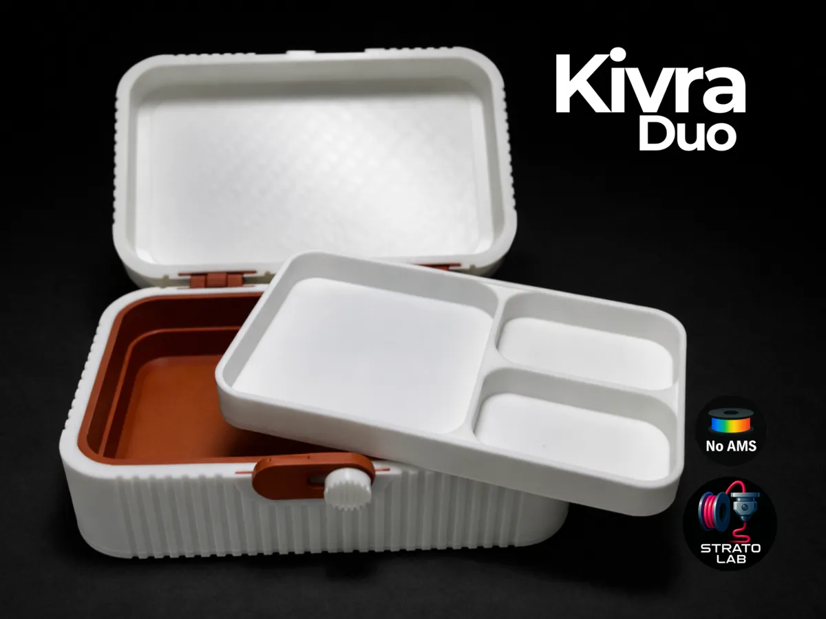 Kivra Duo – Modular Jewelry & Storage Box - Free 3D Print Model ...