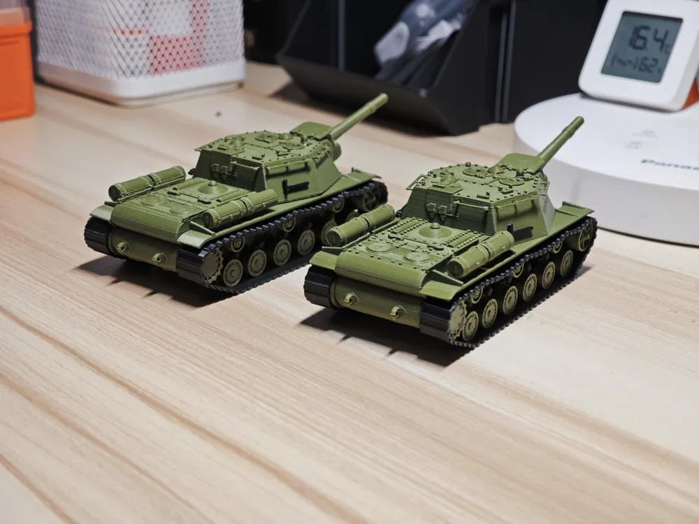 1/72 SU-152 Heavy Tank Destroyer - Free 3D Print Model - MakerWorld