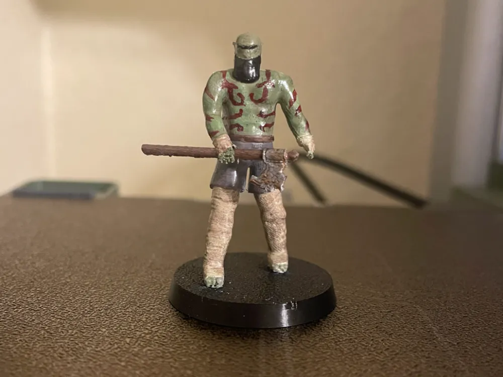 Orc Warrior Figurine by Willshaper - MakerWorld