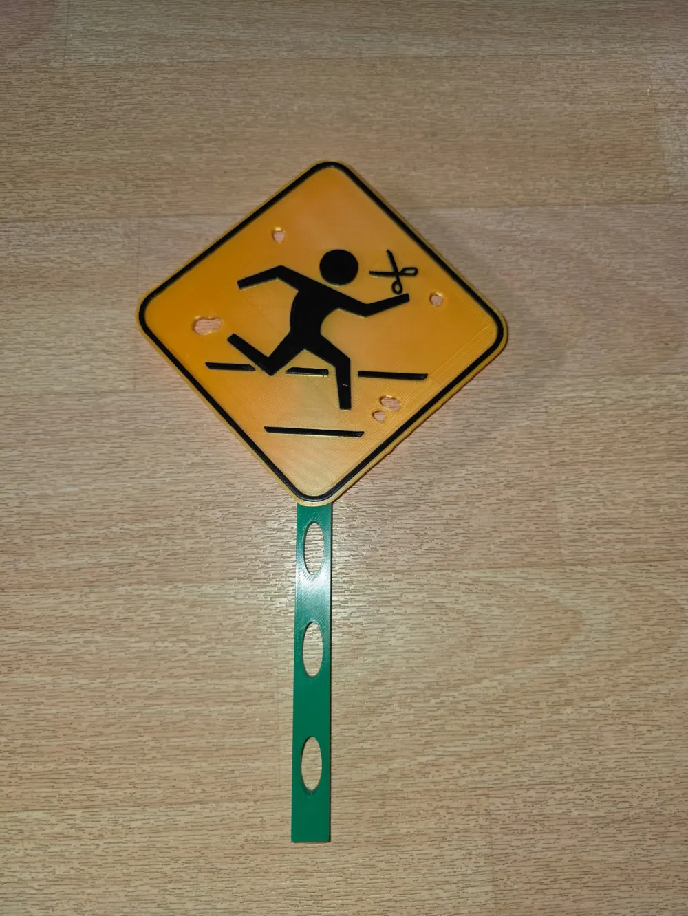 Postal Running With Scissors Sign by kevinlife292 MakerWorld: Download ...