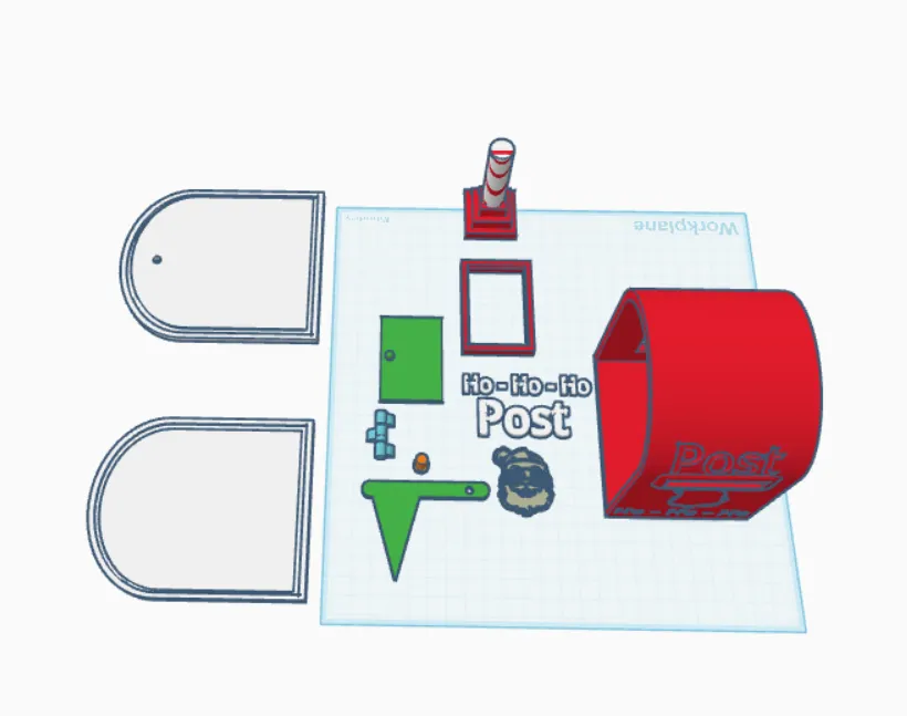 Xmas Post Box - Free 3D Print Model - MakerWorld