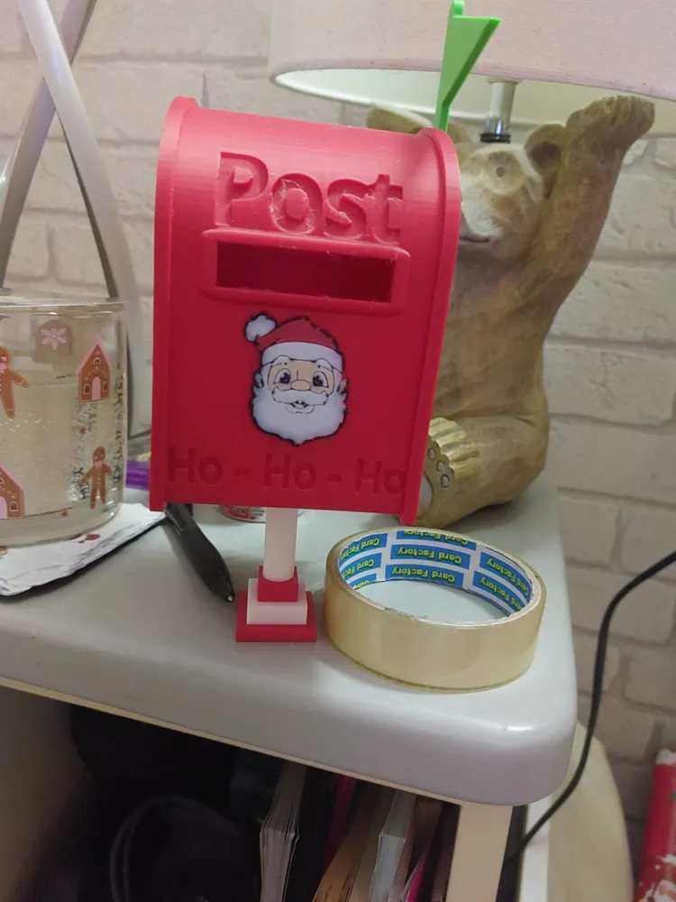 Xmas Post Box - Free 3D Print Model - MakerWorld