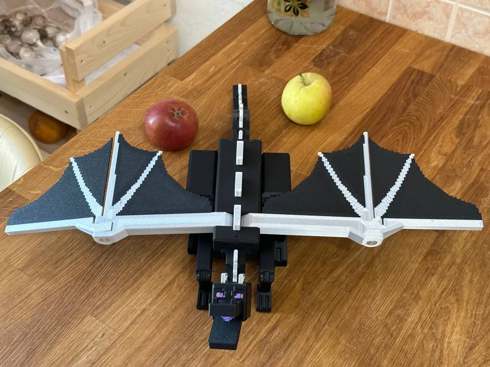 Minecraft Ender Dragon Articulated - Free 3D Print Model - MakerWorld