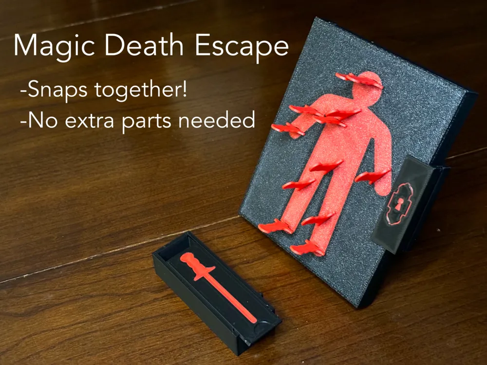 Magic Sword Trick / Optical Illusion - Free 3D Print Model - MakerWorld