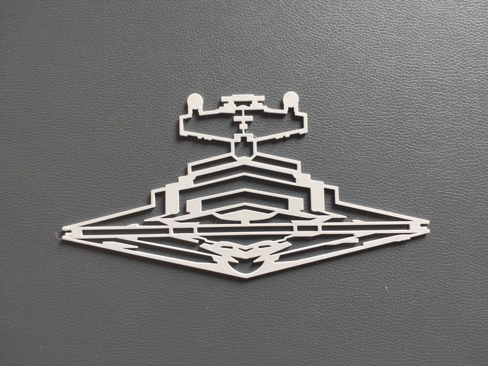 Star Wars - Star Destroyer Wall Decoration by Seb - MakerWorld