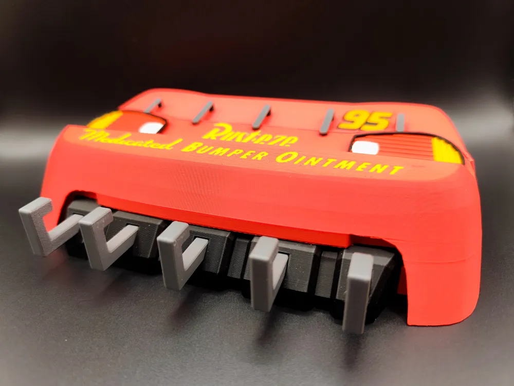 Lightning Mc Queen Key hanger - Free 3D Print Model - MakerWorld