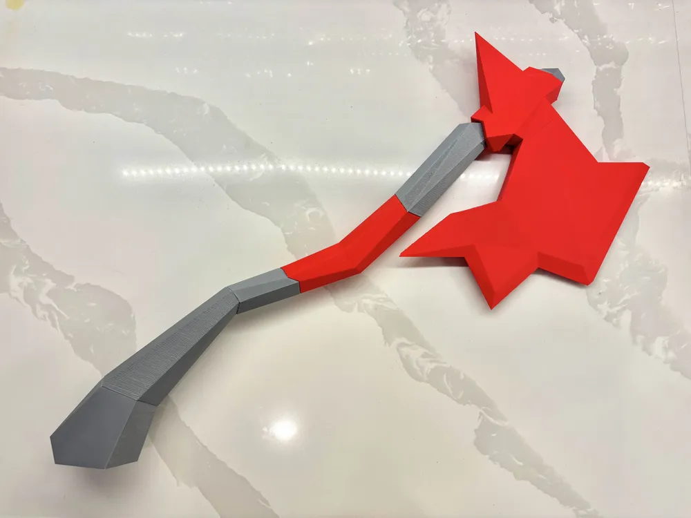 Old School Runescape Dragon Felling Axe by Chase Curtis MakerWorld ...