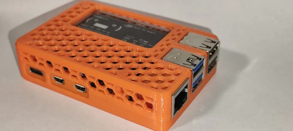 Raspberry Pi 5 Pwnagotchi case Waveshare v4 E-Ink Remixed by Pwn0x ...