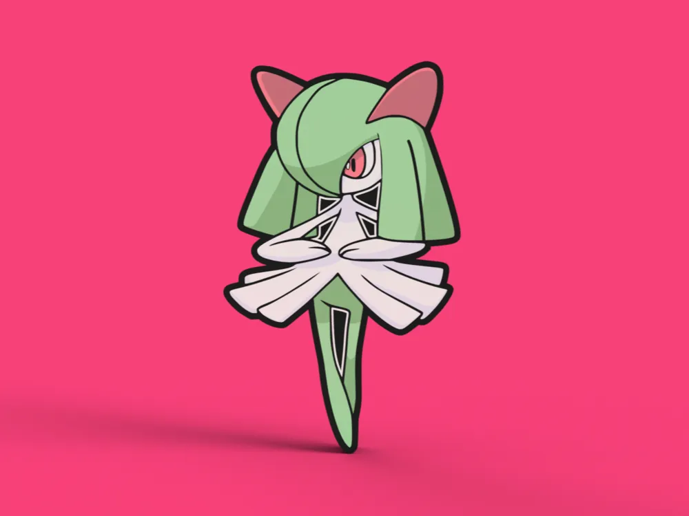 Kirlia Lightbox by Sitsero - MakerWorld