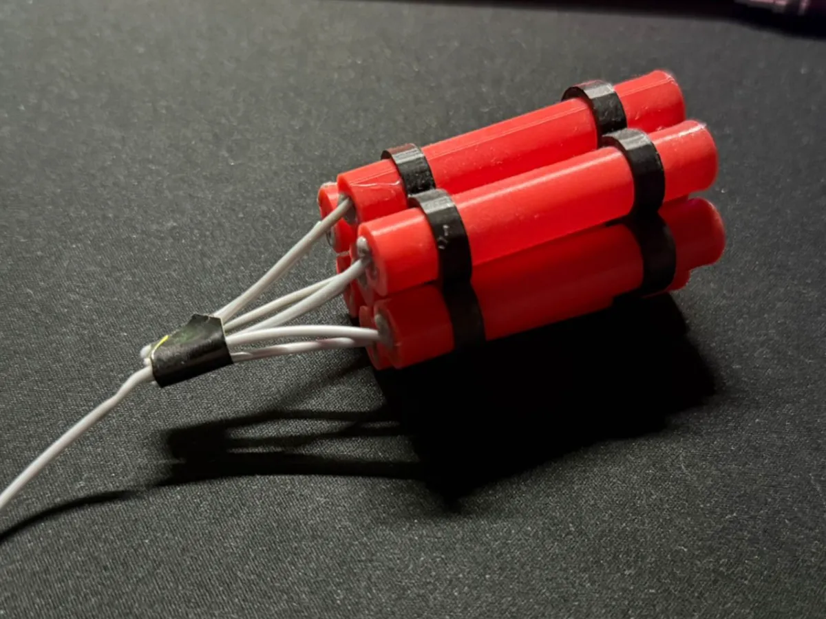 stick of dynamite - Free 3D Print Model - MakerWorld