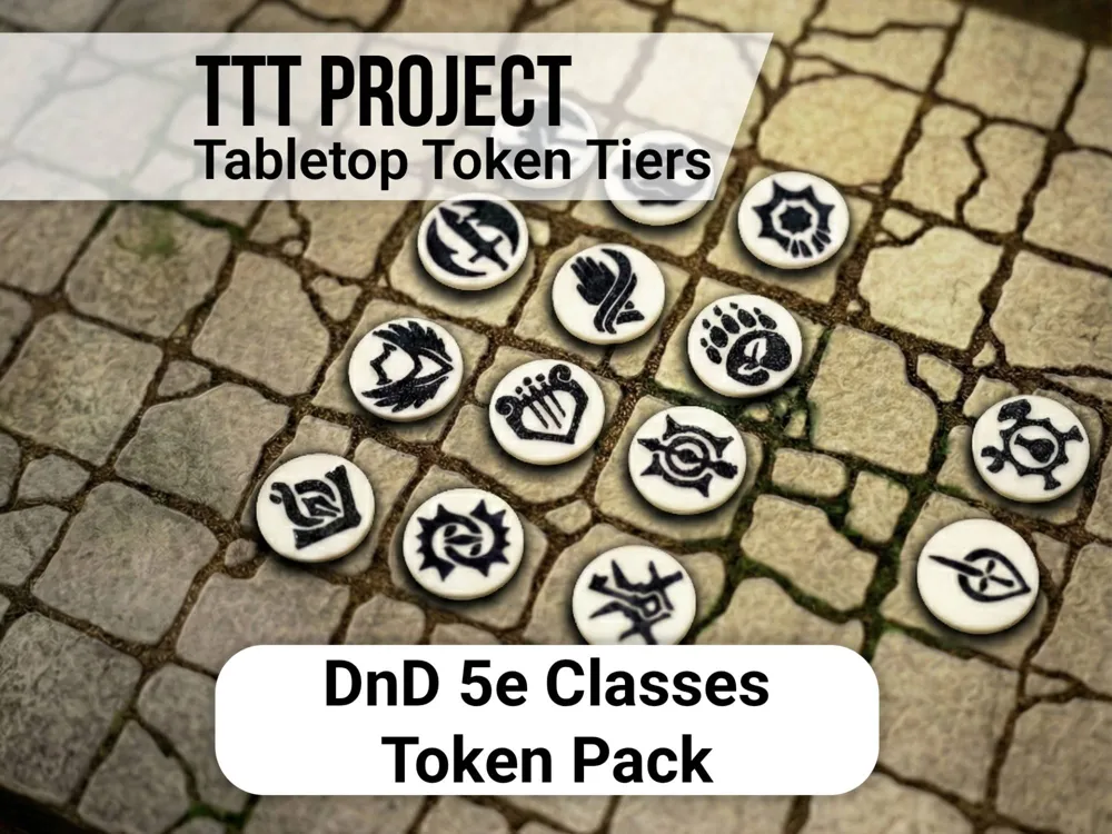 DnD 5e 职业标记包 | TTT Project - 免费 3D 打印模型 - MakerWorld