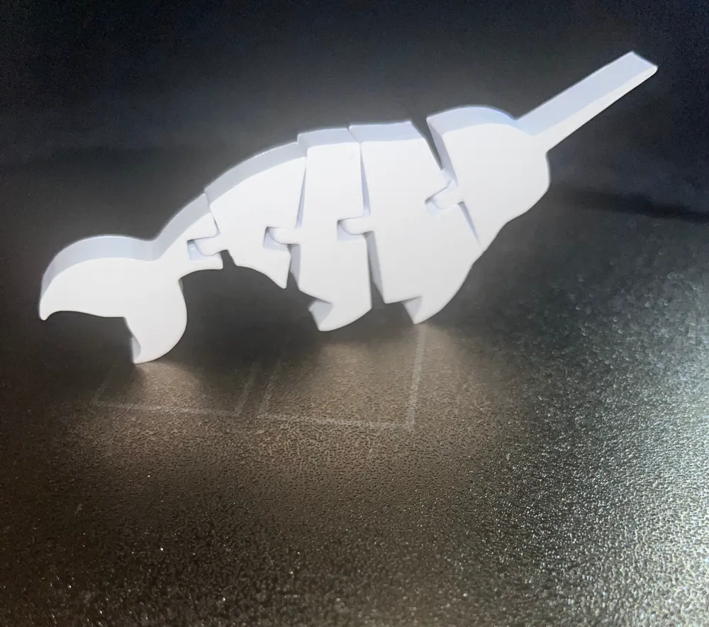 Articulated narwhal by Wolffox15 MakerWorld: Download Free 3D Models