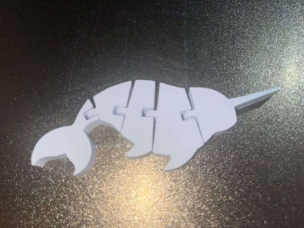 Articulated narwhal by Wolffox15 MakerWorld: Download Free 3D Models