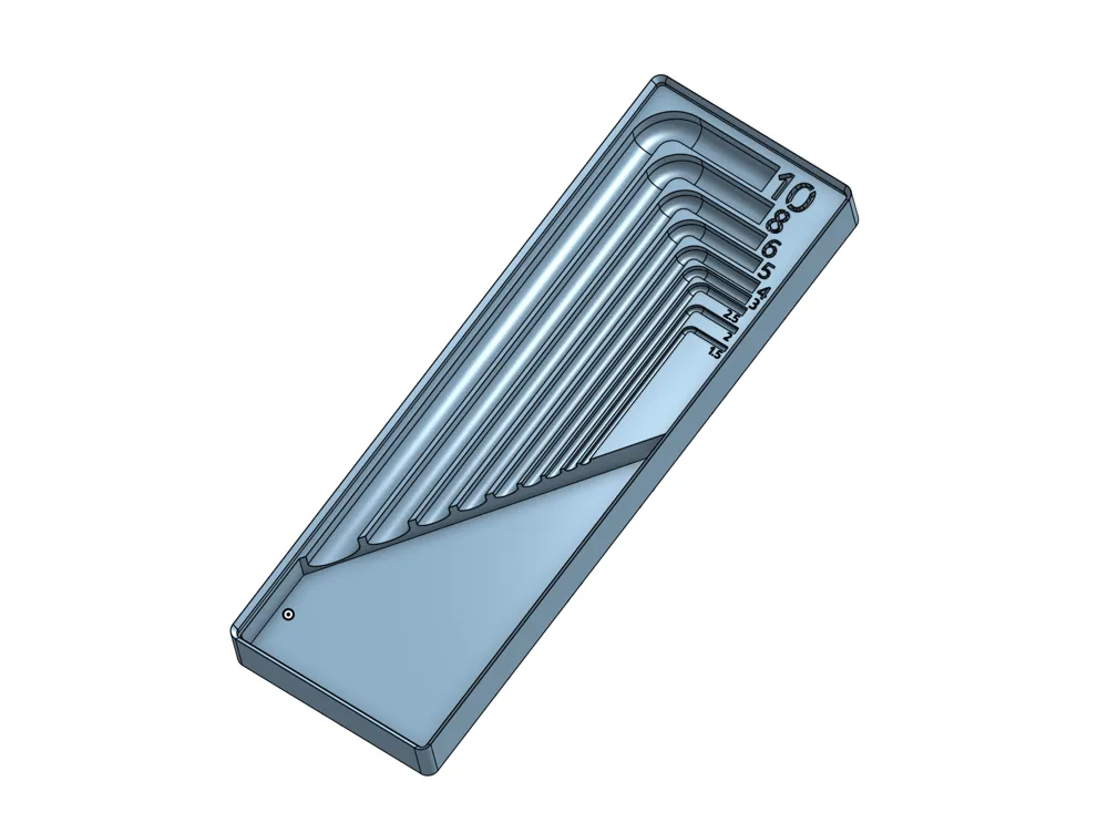 Hex key Gridfinity bin - stackable - Free 3D Print Model - MakerWorld
