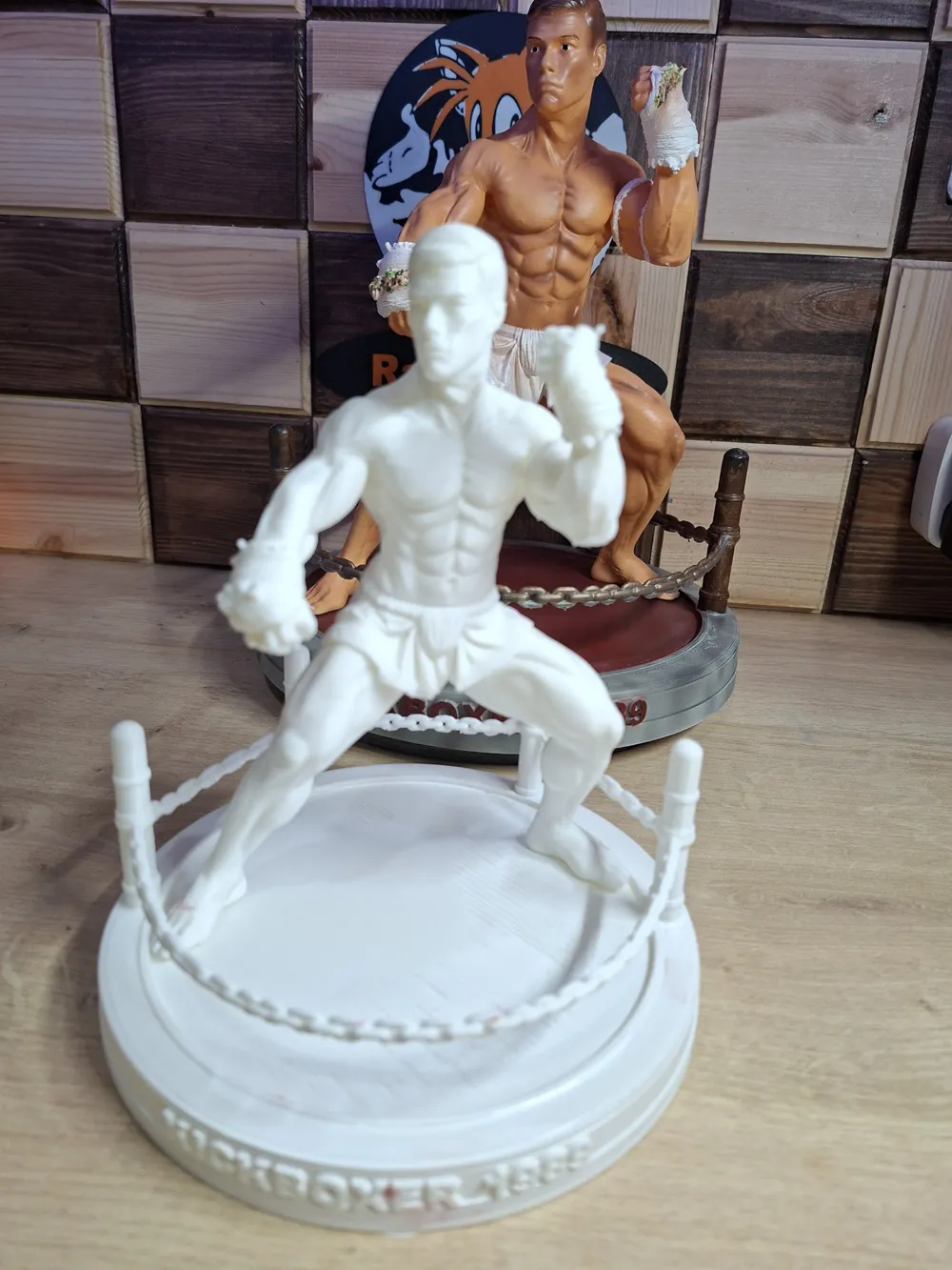 Exhibición de Van Damme Kickboxer 1989 & Templo Antiguo - Modelo de ...