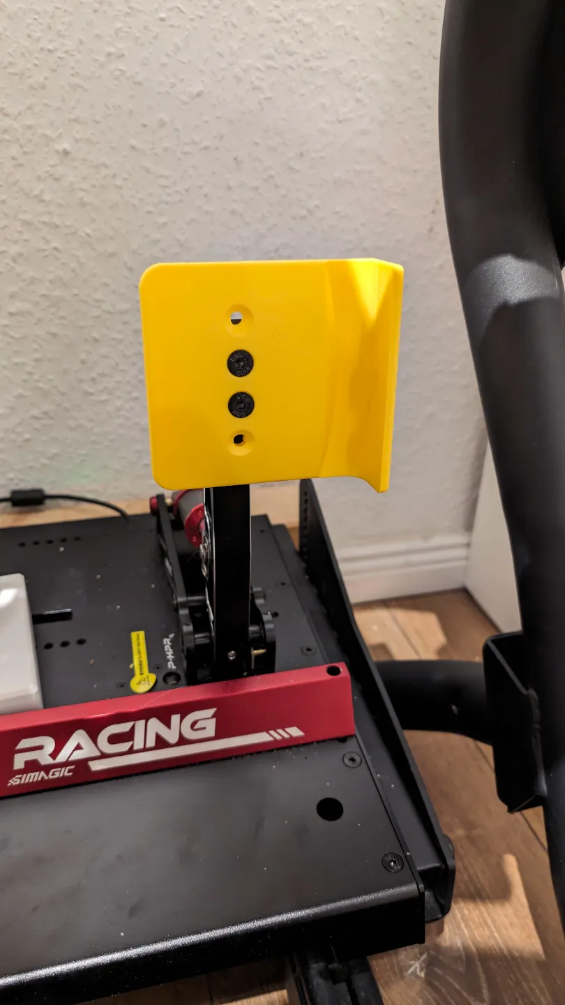 Simagic P1000 throttle/brake pedal with side plate by Virtasy - MakerWorld