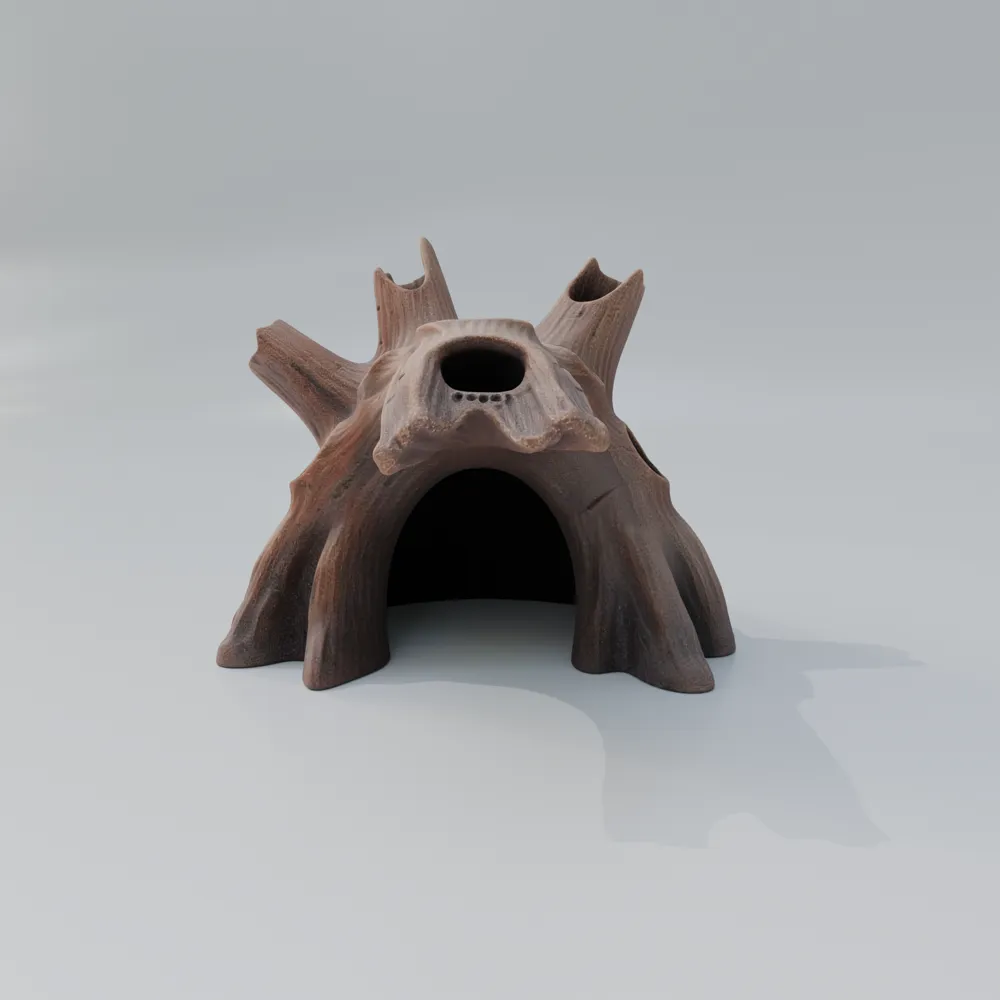 Overhung Branch Platform Root Cave Planter - Free 3D Print Model ...