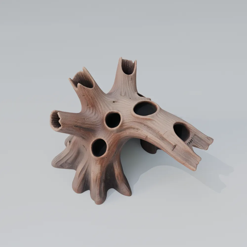 Overhung Branch Platform Root Cave Planter - Free 3D Print Model ...