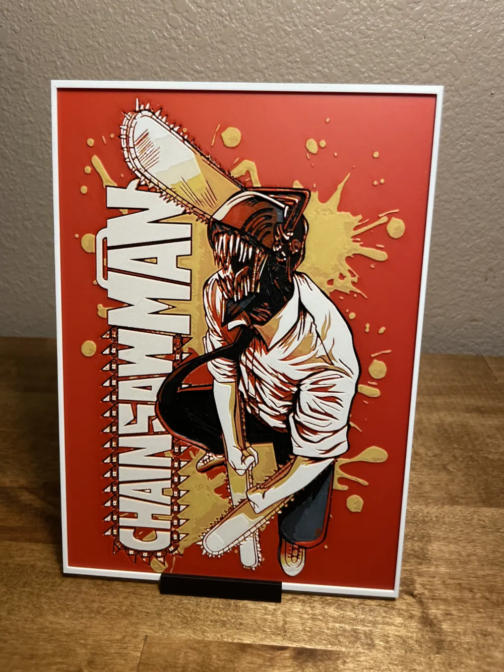 Hueforge - Chainsaw Man - Denji Demon Form w Text by Cloudy Nostalgia ...