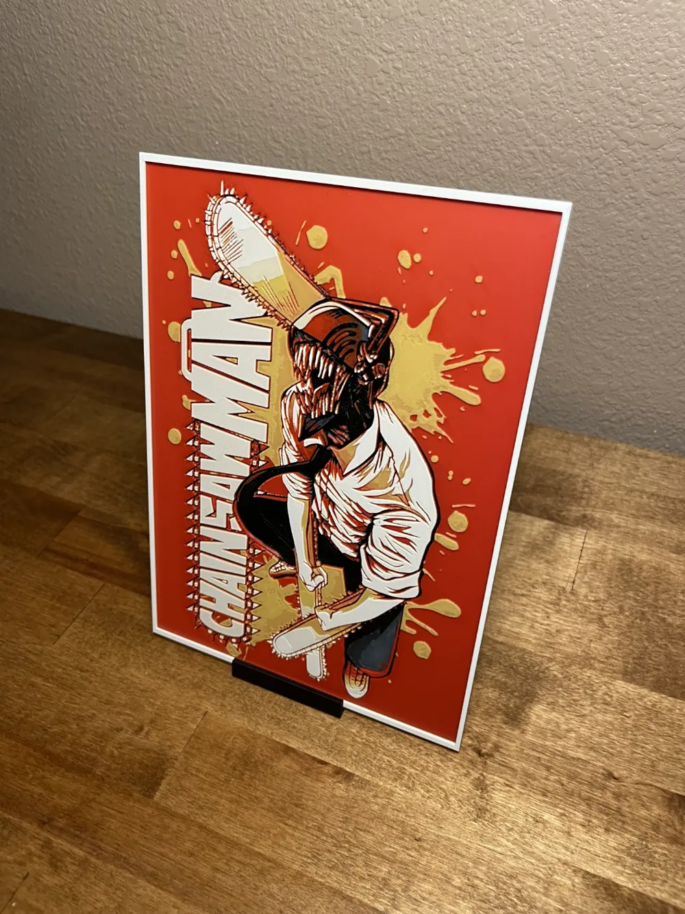 Hueforge - Chainsaw Man - Denji Demon Form w Text by Cloudy Nostalgia ...