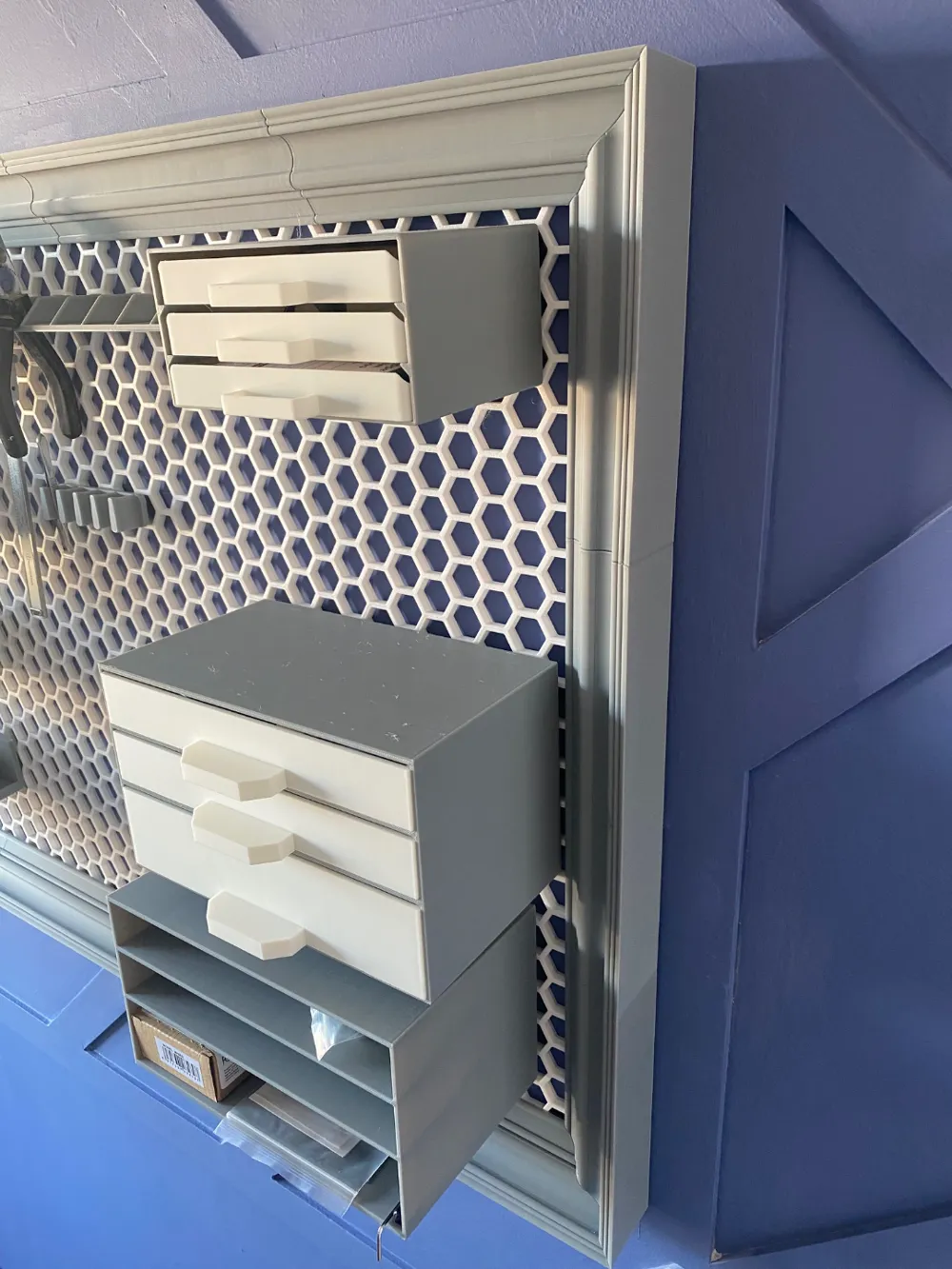 Honeycomb Storage Wall (HSW) Frame by Made By Niks MakerWorld: Download ...