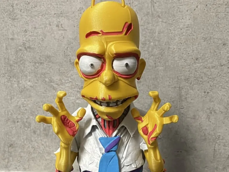 Zombie Homer - Cartoon Figurine (Fan Art) - Free 3D Print Model ...
