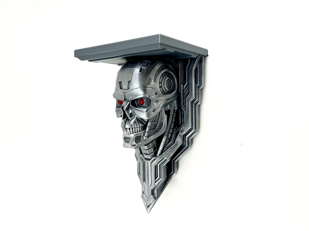 T-100 Terminator Shelf - Free 3D Print Model - MakerWorld