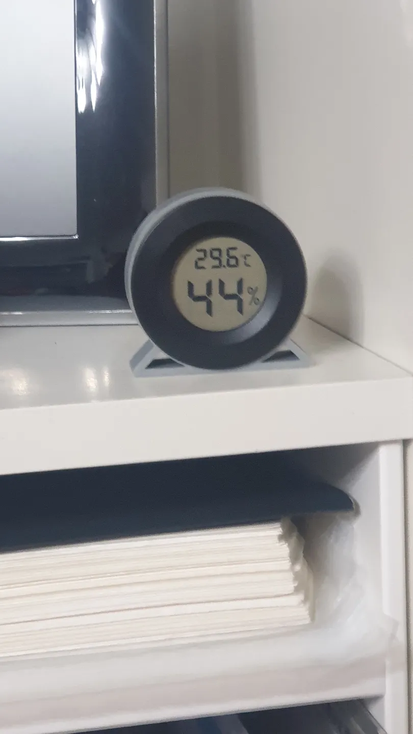 Hygrometer Thermometer Stand by Schommi - MakerWorld