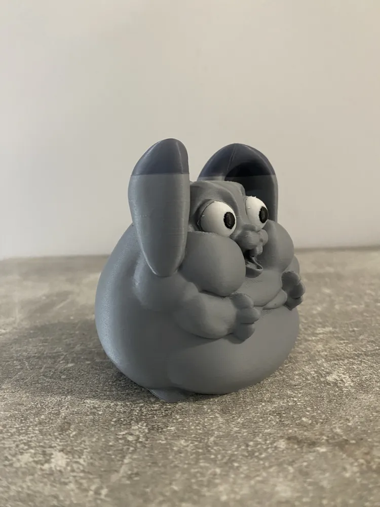 Fat happy Bunny by Pedderick Designs - MakerWorld