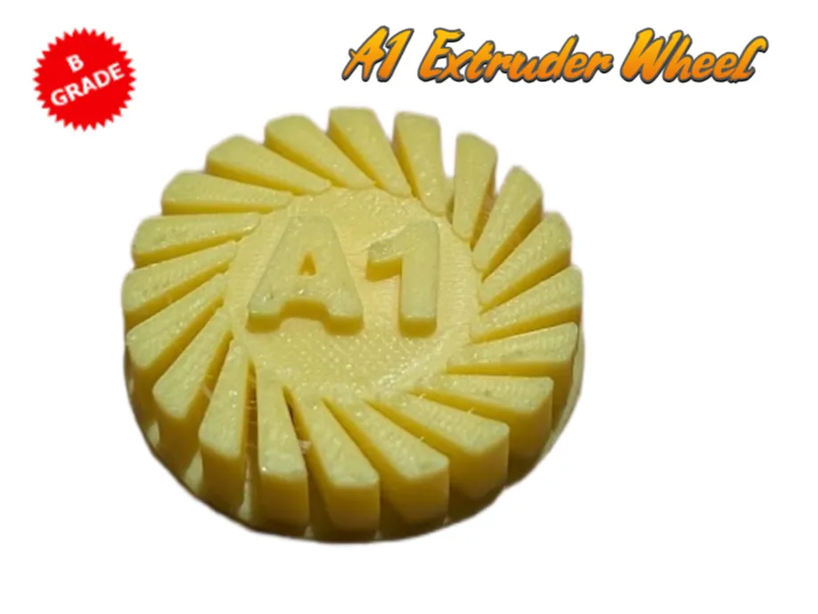 A1 Text Extruder Wheel - Free 3D Print Model - MakerWorld