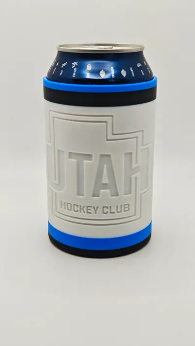 NHL Utah Hocley Club - Koozie / Stubby Holder - Free 3D Print Model ...
