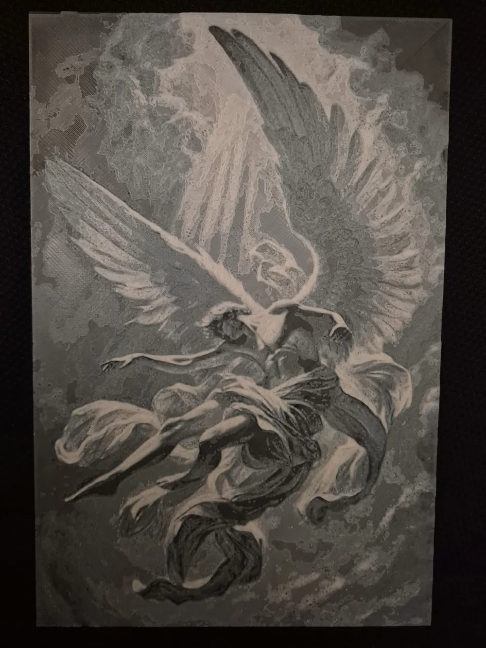 falling angel hueforge - Free 3D Print Model - MakerWorld