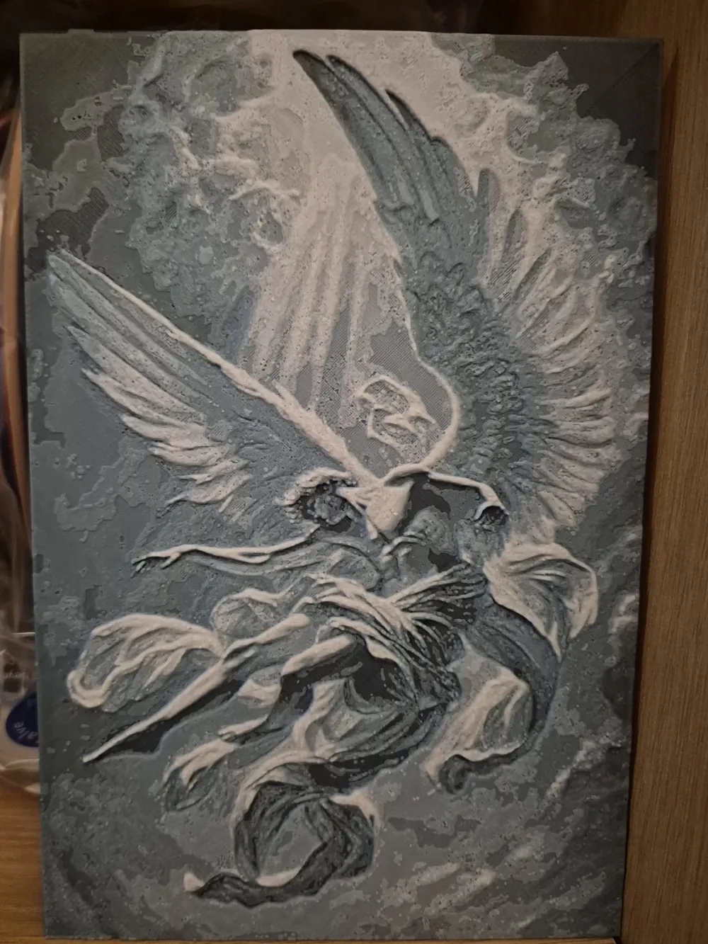 falling angel hueforge - Free 3D Print Model - MakerWorld