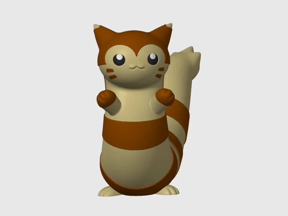 Furret Multicolor - Free 3D Print Model - MakerWorld