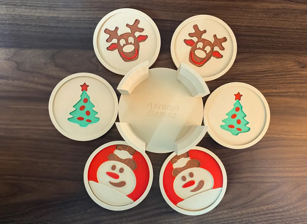 Pillsbury Doughboy Christmas Cookie Coaster Set by AstoriaBabies ...