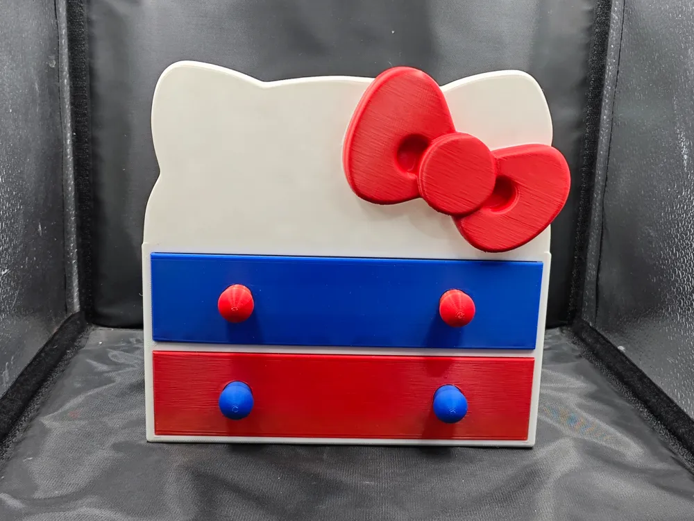 Animal Crossing: New Horizons Hello Kitty Themed Drawer Cabinet ...