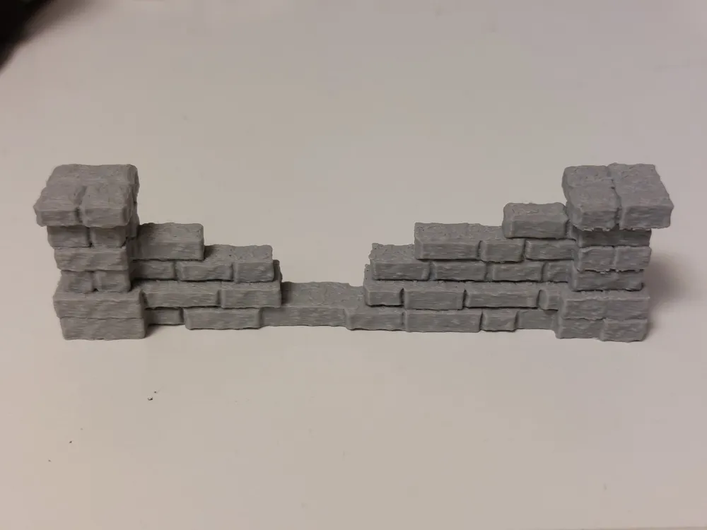Fantasy Barricades: Stone Walls - Free 3D Print Model - MakerWorld