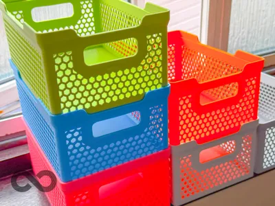 140x200mm Handle Stacking Basket - Eternity Labs by Eternity Labs ...