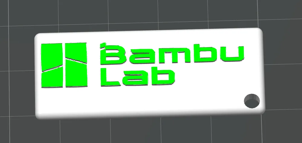 Minimalist Bambu Lab Keychain by CoderCCM - MakerWorld