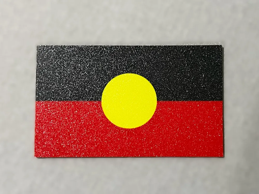 Australian Aboriginal Flag by i3Dprint MakerWorld: Download Free 3D Models